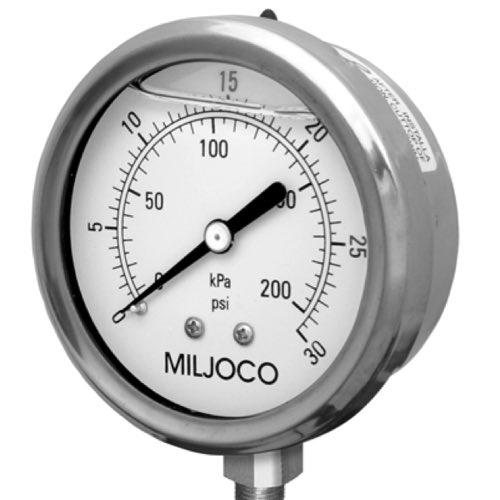 Miljoco Industrial Pressure Gauges | Pressure Measurement | RSP Supply