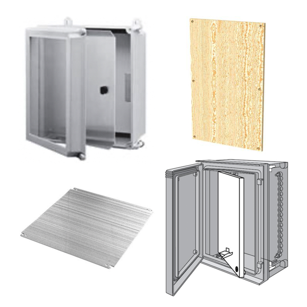 Network Cabinet Backplates & Swing-Out Panels