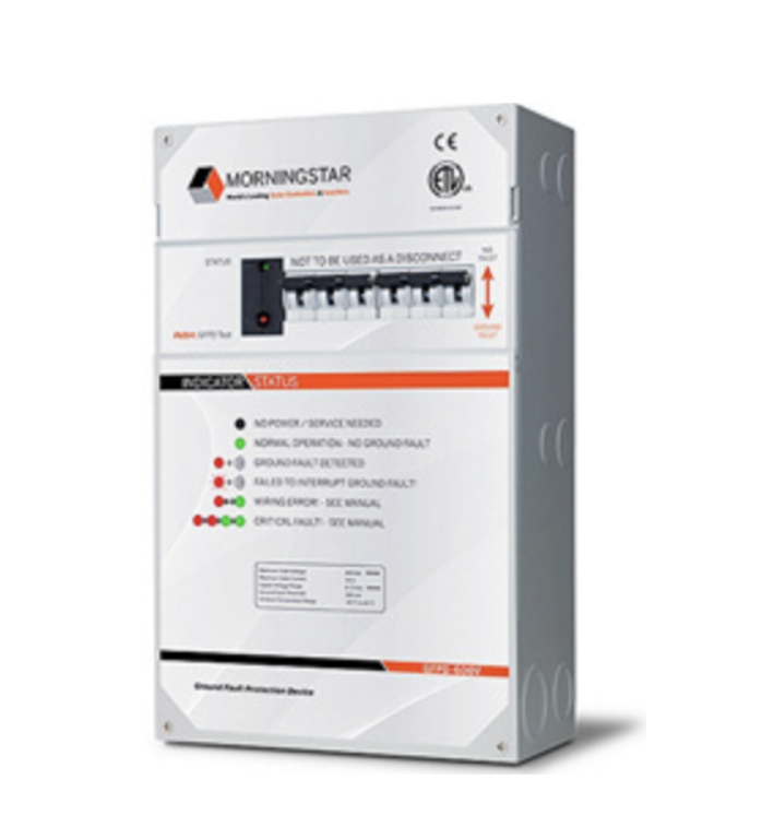 Solar Ground Fault Protection: 150v & 600v Max Voltages