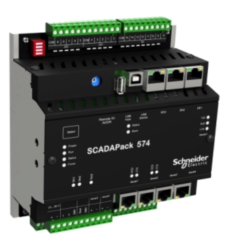 SCADAPack 574: 1 Output Open Collector & 10 Outputs Dry Contacts