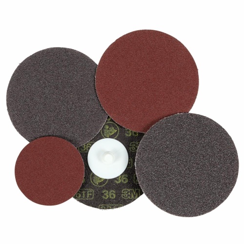 3M 7000045092 - 3M Roloc™ Disc 361F, 36 YF-weight, TR, 1 in, Die R100N