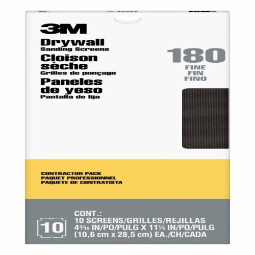3M 7010290416 - Pro-Pak™ Drywall Sanding Screens 99439NA, 180 grit, 10 ...