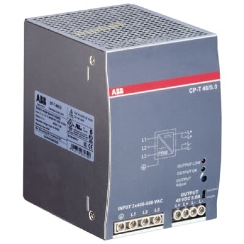 ABB 1SVR427054R2000 - CP-T 48/5.0 Power supply In: 3x400-500VAC Out ...