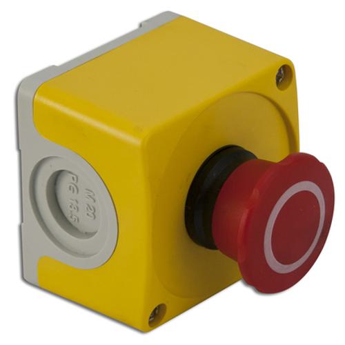 ABB CEPY1-1002 Assembled Enclosure - 40mm Mushroom Emergency Stop - Pull Release - 2NC ...