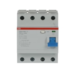 ABB F204A-100/0.03110V - Four Pole, 100 Amp