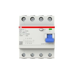 ABB F204A-25/0.03L Residual Current Circuit Breaker - 4P - Type A - 30 ...