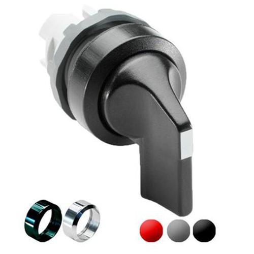 ABB M3SS5-10U Modular Selector Switch - 3-Pos Momentary, spring return from A and C to B - Long ...