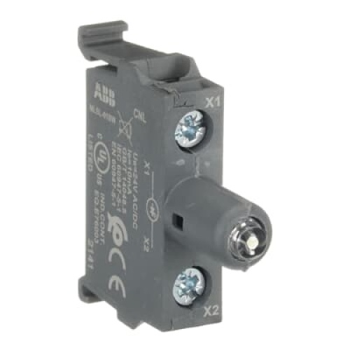 ABB MLBL-01BW Modular LED block - 24V AC / DC, integrated LED - White - Illuminated