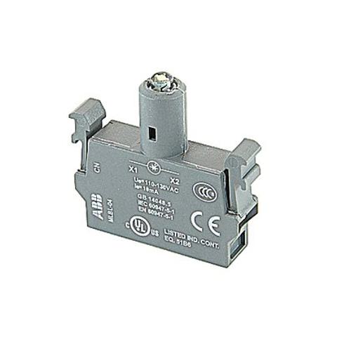 ABB MLBL-04W Modular LED block - 110-130 V AC, integrated LED - White - Illuminated