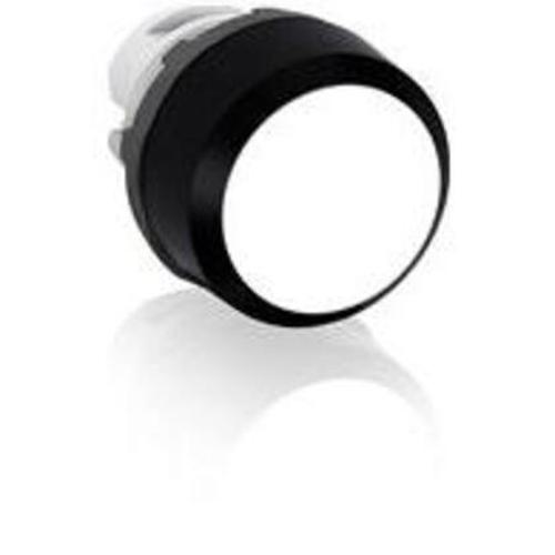ABB MP1-10W Modular Pushbutton - Momentary - Flush - White - Non-illuminated - Black plastic ...