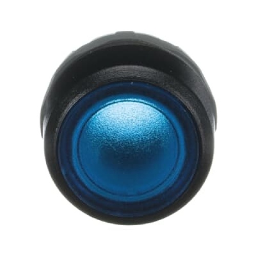 ABB MP1-11L Modular Pushbutton - Momentary - Flush - Blue - Illuminated - Black plastic - No ...