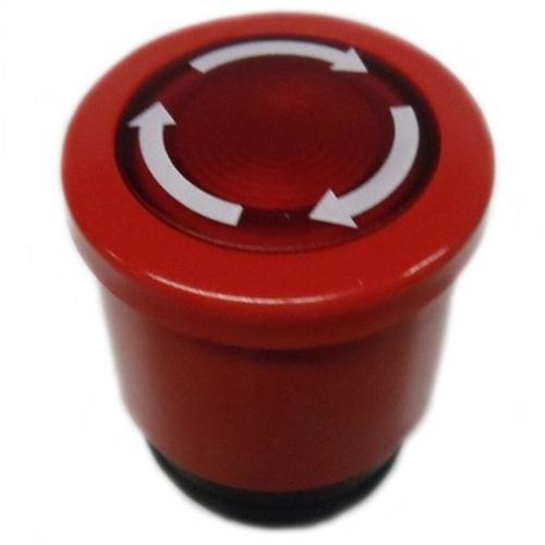 ABB MPMT3-11R Modular Emergency Stop - Twist release - Mushroom 40mm - Red - Illuminated - Black ...