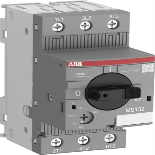 ABB MS132-1.0 Manual Motor Starter - 1 Amp, 3P, 600 VAC