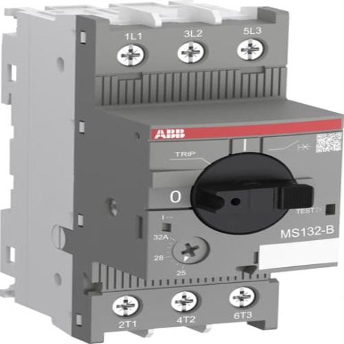 ABB MS132-20B Manual Motor Starter - 20 Amp, 3P, 600 VAC
