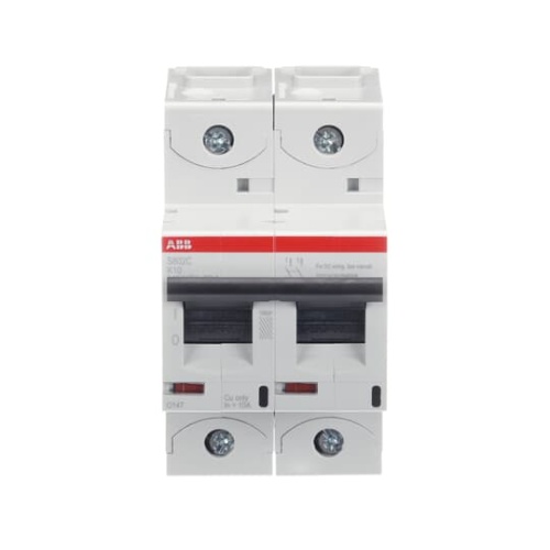 ABB S802C-K10 High Performance Circuit Breaker - 10 Amp, Two Pole, 440 VAC