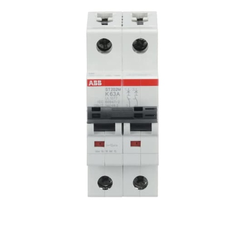 ABB ST202M-K63 Mini CB - 63 Amp, Two Pole