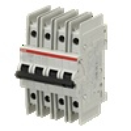 ABB SU204M-K25 Miniature Circuit Breaker 10kA, 25A, 4P UL490