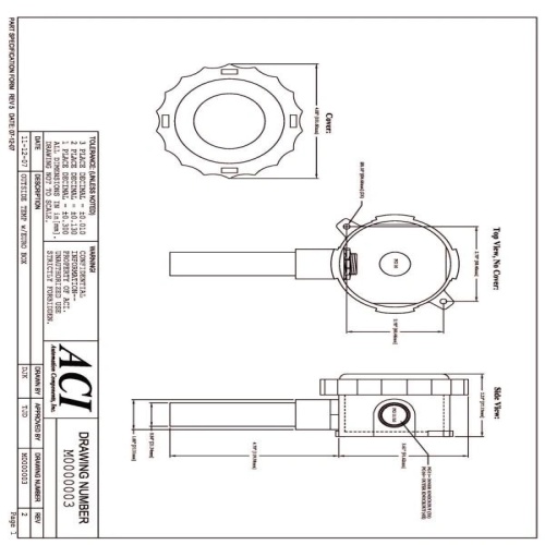 ACI 138397 A/TT1K-O-2-EH Outside Air RTD