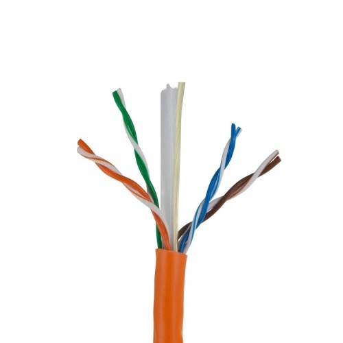 Cable CAT61000OR Bulk Ethernet Cable - Cat 6, 1000', PVC, 23 AWG, 550 ...