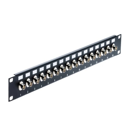 Cable FP16-BNC-L5-GEN - 16 Port BNC Female Rack Mount Feed-Thru Panel