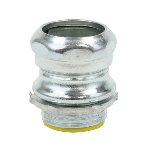 Dottie CMP100 1'' Insulated Steel Concrete Tight Compression Connector