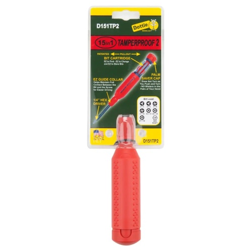 Dottie D151TP2 - 15 in 1 TamperProof 2 Screwdriver