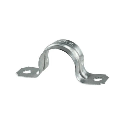 Dottie HW409 - 3-1/2'' Two Hole Pipe Strap, Carbon Steel