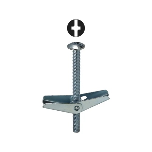 Dottie TBC383 - 3/8'' x 3'' Phillips/Slotted Mushroom Head Toggle Bolt ...