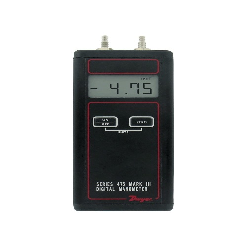 Dwyer 475-2-FM-AV Intrinsically Safe Handheld Digital Manometer