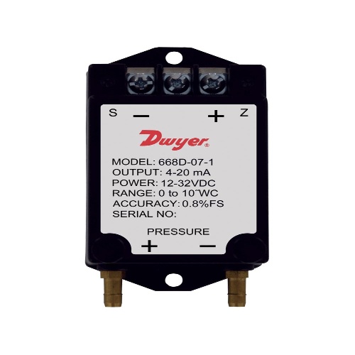 Dwyer 668D-19-1 Compact Differential Pressure Transmitter