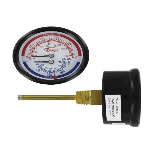 Dwyer TRI2-75-50L Tridicator Gauge