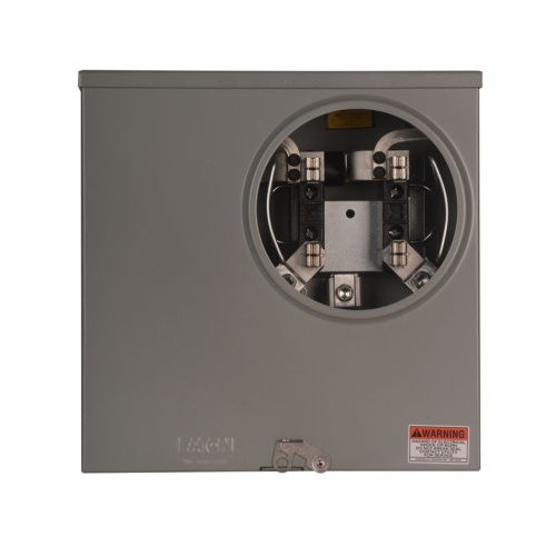Eaton 1008827CH - Meter Socket, 200 Amp, Single Phase, 600 VAC, 4 Jaws ...