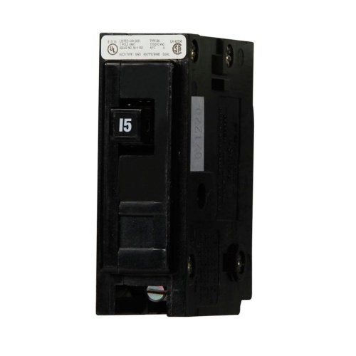 Eaton BAB1015 Thermal Magnetic Circuit Breaker - 240 Max Volt 15 Amp