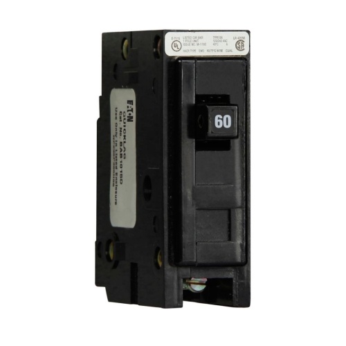 Eaton BAB1060D Thermal Magnetic Circuit Breaker - 240 Max Volt 60 Amp