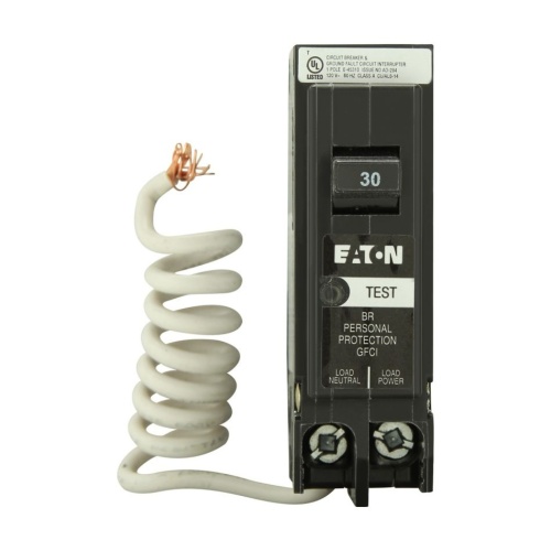 Eaton BRN130GF GFCI Circuit Breaker - 240 Max Volt 30 Amp
