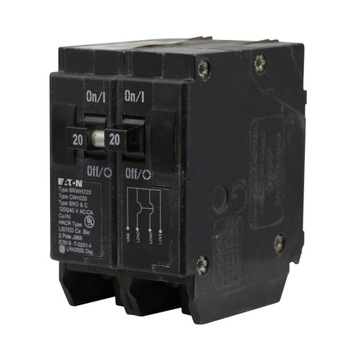 Eaton BWH2200 Main Breaker, 240 Max Volt, 200 Amp, Two Pole