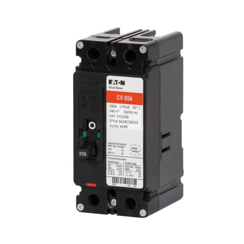 Eaton CV2175W Molded Case Circuit Breaker - 240 Max Volt 175 Amp