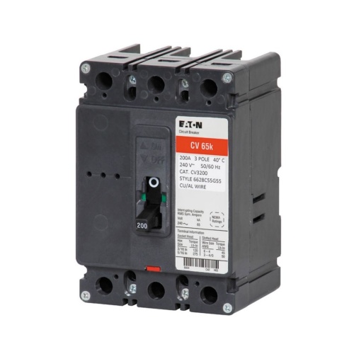 Eaton CV3200W Molded Case Circuit Breaker - 240 Max Volt 200 Amp