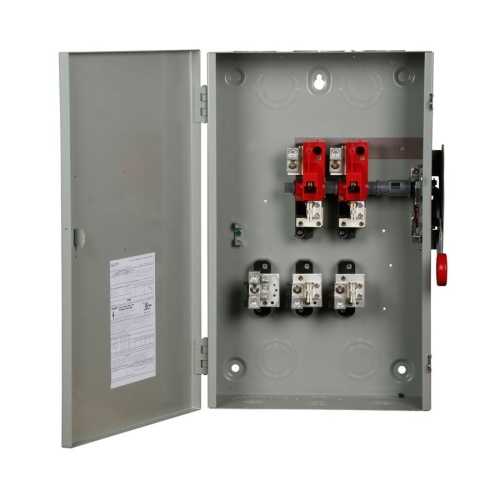 Eaton DG224NGK General Duty Safety Switch - 200 Amp, NEMA 1, Two Pole ...