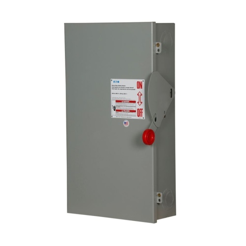Eaton DH364UGK Heavy Duty Safety Switch - Non-Fusible, ST, 200 Amp