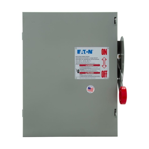 Eaton DH461UWK Heavy Duty Safety Switch - Non-Fusible, ST, 30 Amp