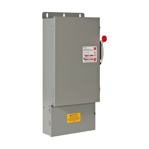 Eaton DT363FRKLP Quick Connect Heavy Duty Switch - Fusible, DT, 100 Amp