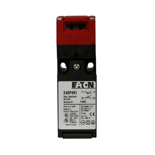 Eaton E48P4K0A - Safety Interlock Switch, E48, Cabinet door interlock ...