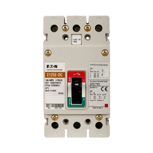 Eaton EGEDC3045FFG G Series, Three Pole, 600Y/347 Max Volt, 45 Amp