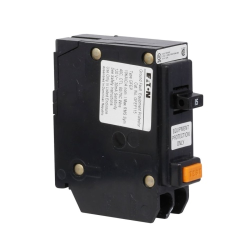 Eaton GFEP240 GFCI Circuit Breaker, 240 Max Volt, 40 Amp, Two Pole
