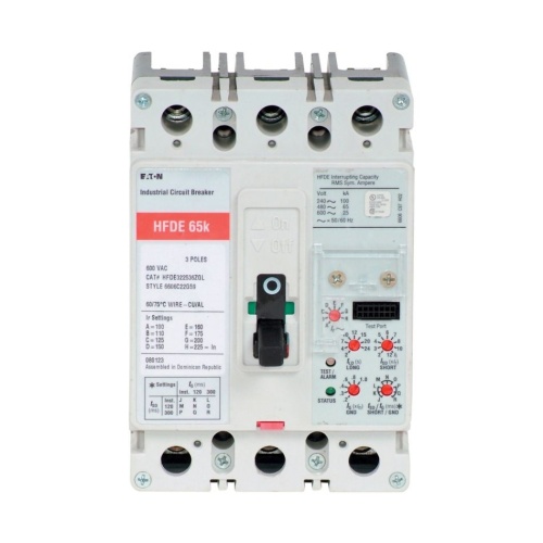 Eaton HFDE322535L Electronic Molded Case Circuit Breaker - 225 Amp