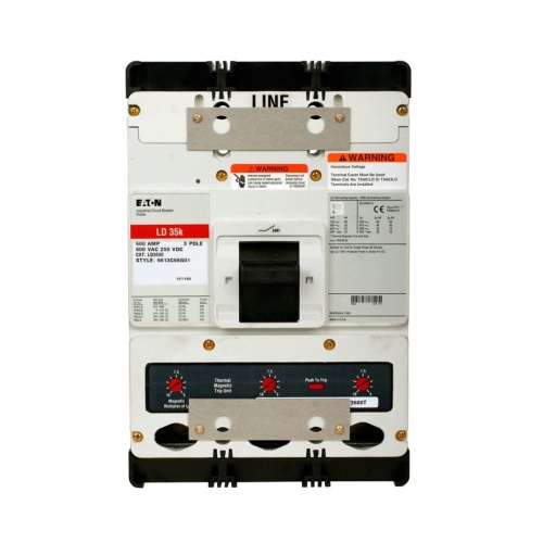 Eaton HLD3600A08U20 Complete Molded Case Circuit Breaker - 600 Max Volt ...