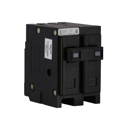 Eaton HQP2100N Thermal Magnetic Circuit Breaker - 240 Max Volt 100 Amp