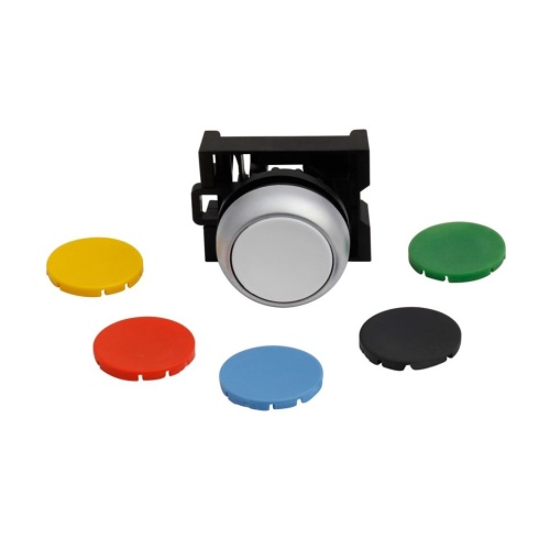 Eaton M22-D-X-SWRGYB Modular Pushbutton, M22 Series, 22.5 mm