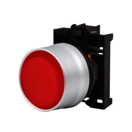 Eaton M22-DGH-R-K01 Modular Pushbutton, M22 Series, 22.5 mm